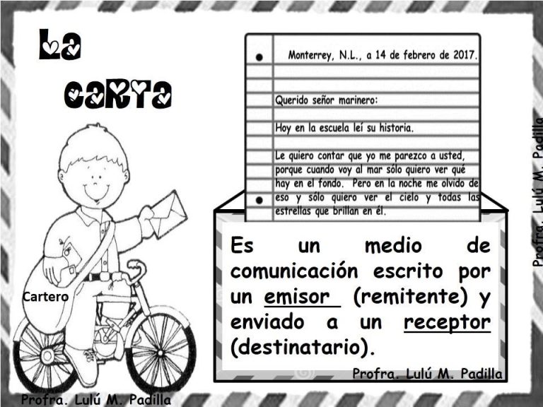 Fantástico material didáctico para trabajar la carta