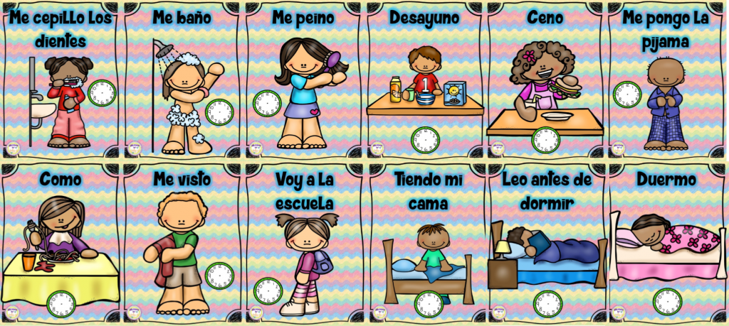 Mis actividades diarias y el uso del reloj | Material Educativo