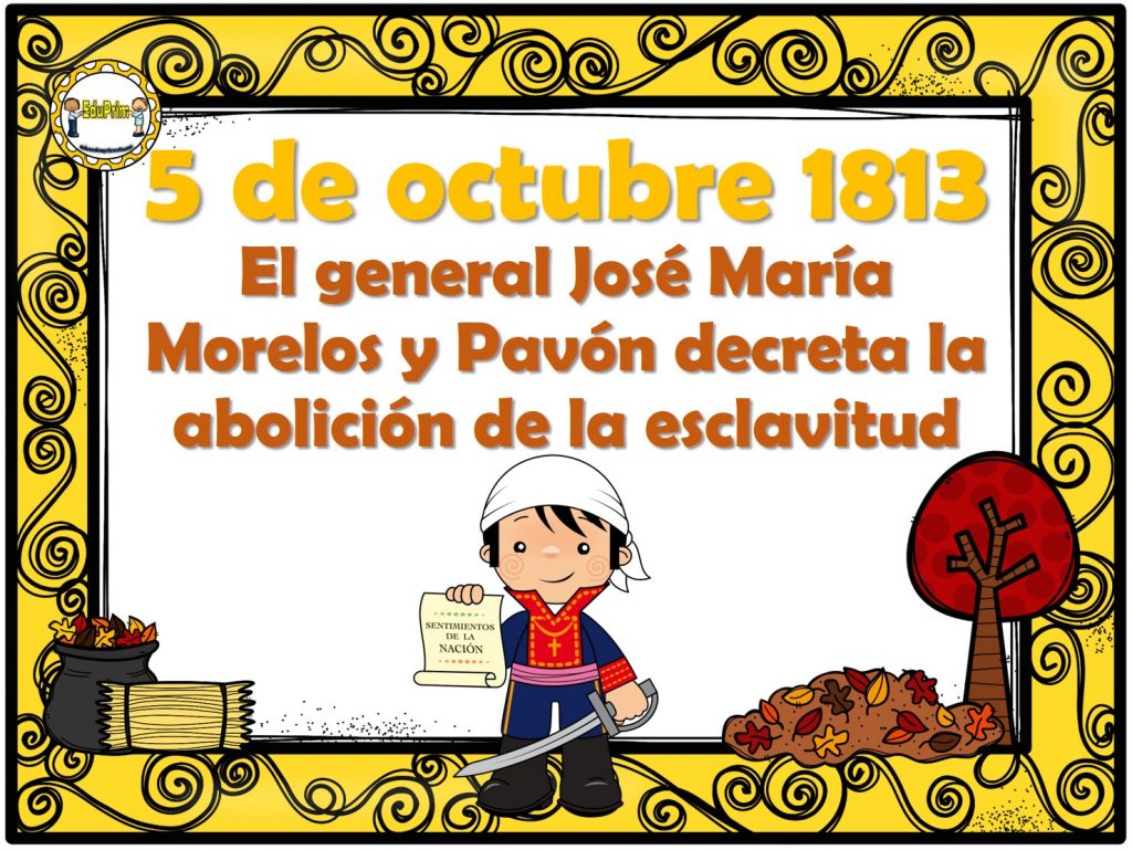 Estupendos y bonitos diseños de las efemérides del mes de octubre ...