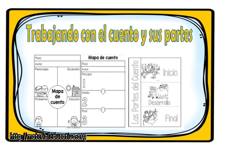 Fabuloso material interactivo para trabajar el cuento y sus partes ...