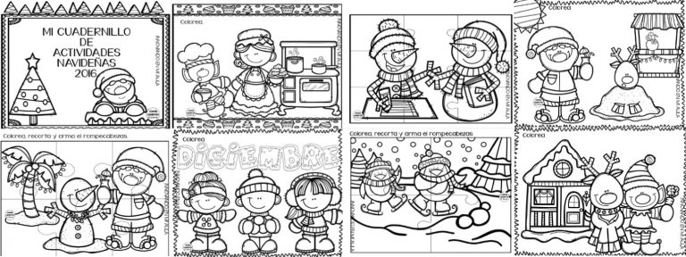 Fantástico cuaderno de actividades navideñas para preescolar y primer ...