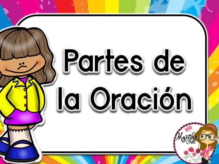 Excelentes diseños para enseñar y aprender las partes de la oración ...