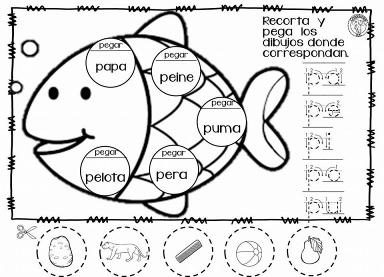 Geniales actividades creativas para trabajar y aprender las letras p, r ...