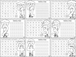 Excelentes actividades para el trazo de los números del 1 al 5 para ...