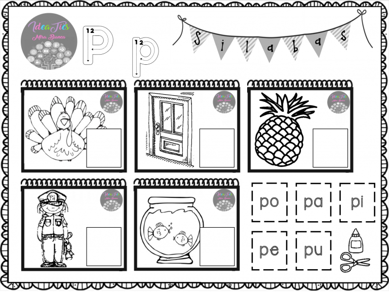 Genial material recortable de sílabas para primer y segundo grado de ...