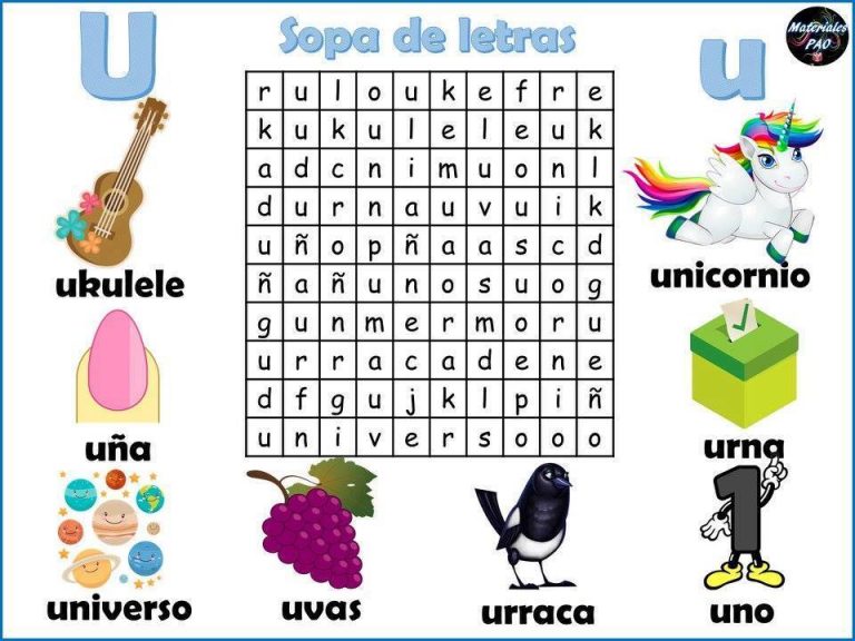 Maravillosas sopas de letras del abecedario para preescolar, primer y ...