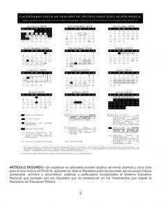 Calendario escolar 2018 – 2019 de 195, 185 y 200 días SEP | Material ...