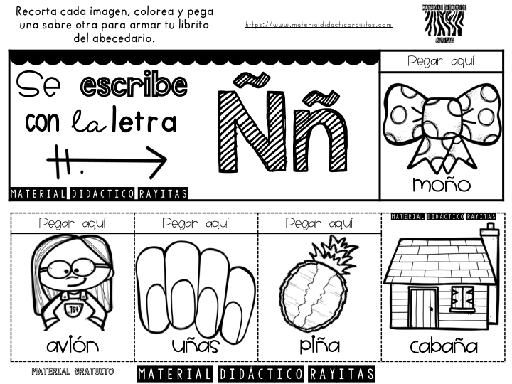 Genial librito del abecedario para preescolar, primer y segundo grado ...