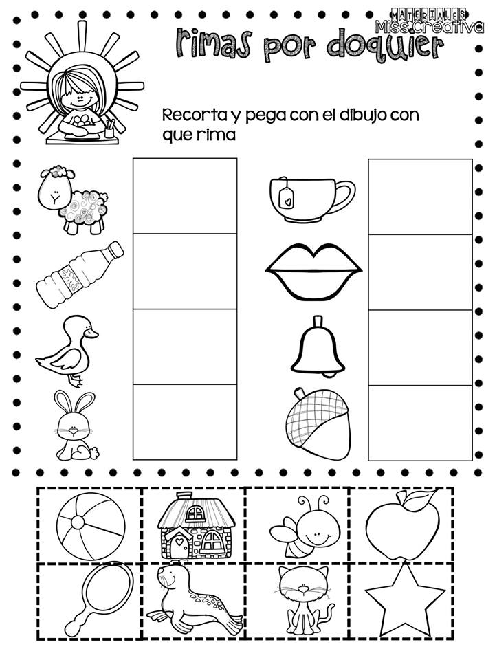 Digo y encuentro rimas para aprender jugando | Material Educativo
