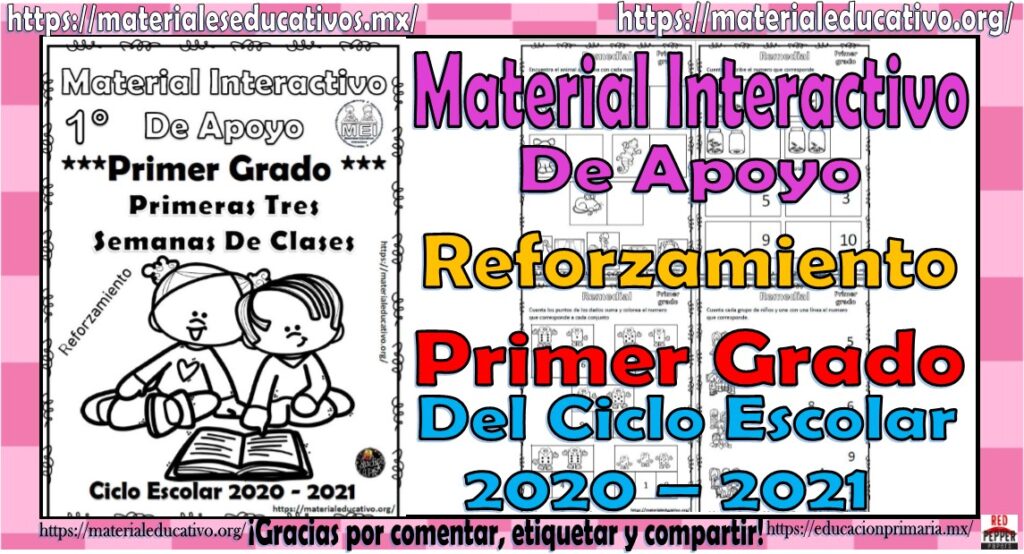 Material interactivo didáctico y reforzamiento para el primer grado de ...