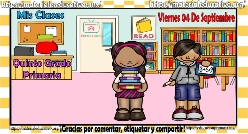 5toGradoPrimariaViernes04ME | Material Educativo