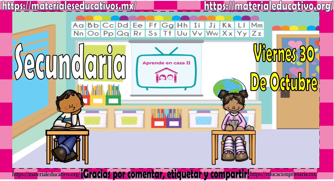 secu 30 oct mx | Material Educativo