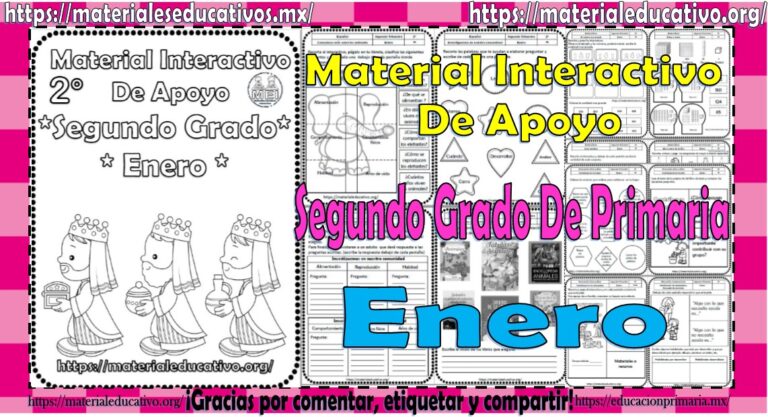 Material interactivo didáctico de apoyo del segundo grado del mes de ...