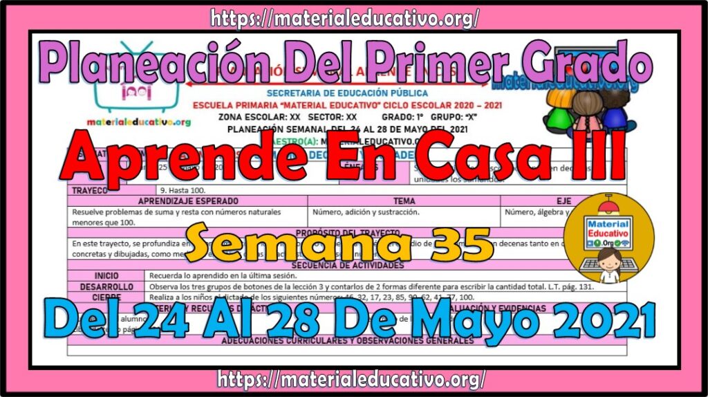 Planeación del primer grado con actividades de acuerdo a los ...