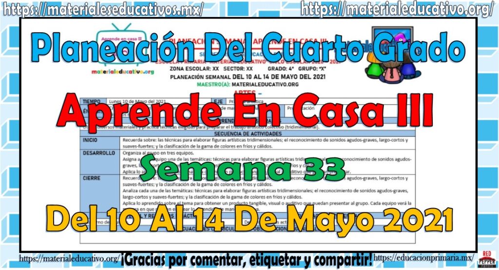 Planeación del cuarto grado con actividades de acuerdo a los ...