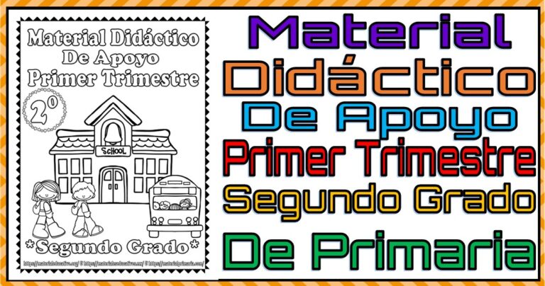 Material Didáctico De Apoyo Del Segundo Grado Del Primer Trimestre Del