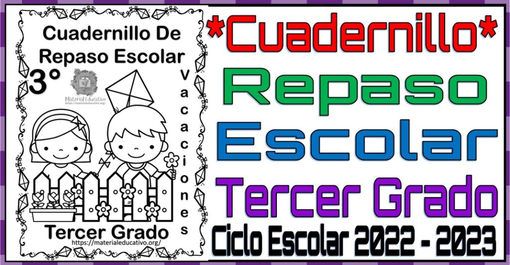CuadernilloRespasoEscolar3erGradoME | Material Educativo
